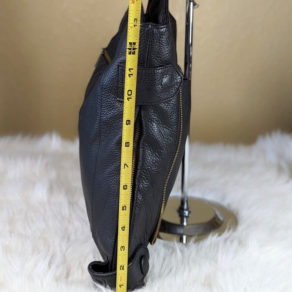 Amerileather | Bags | Ameri Leather Judelle Large Pebbled Leather Tote Bag Expandable | Poshmark